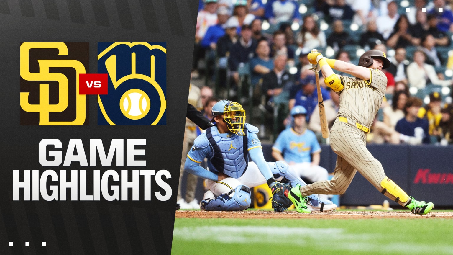 Padres vs. Brewers Highlights | 06/06/2025 | San Diego Padres