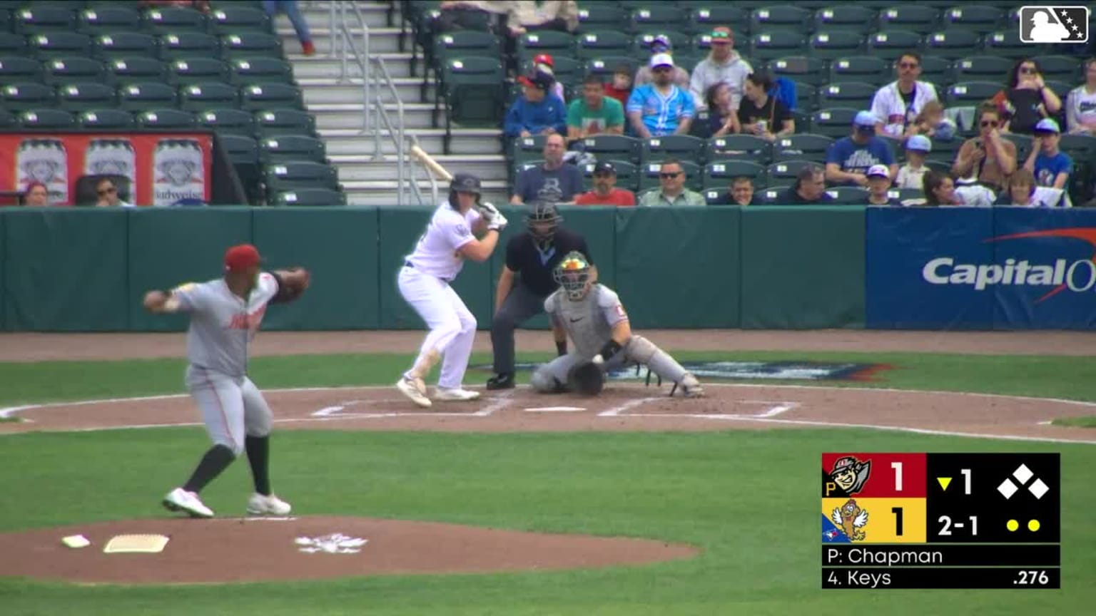 Sean Keys homers (13) on a fly ball to right center field. | 06/02/2026 ...