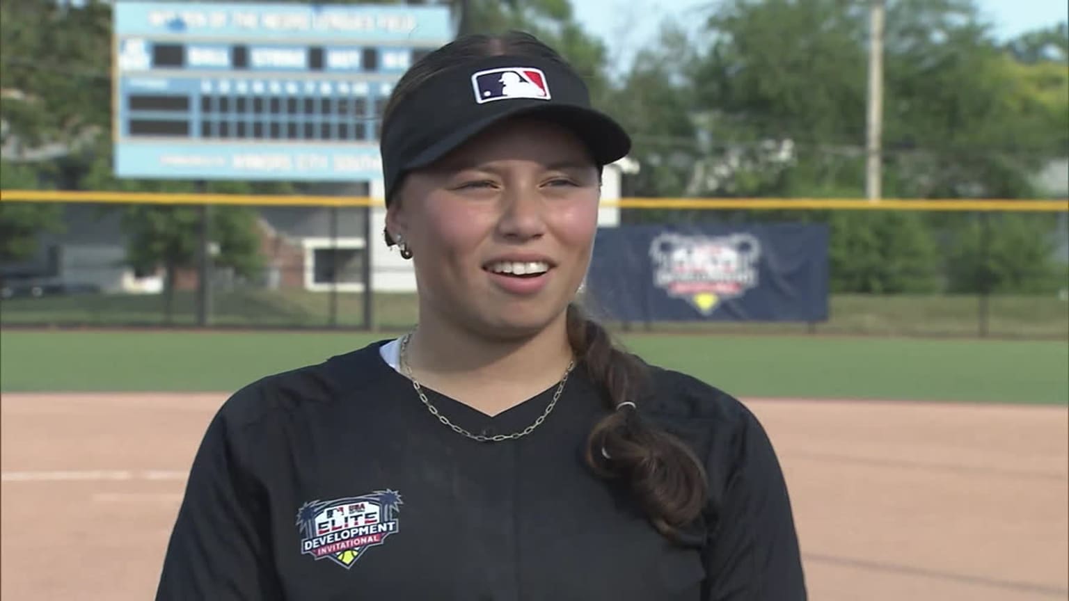 Michelle Arimura attends her first Softball EDI | 06/18/2023 | MLB.com