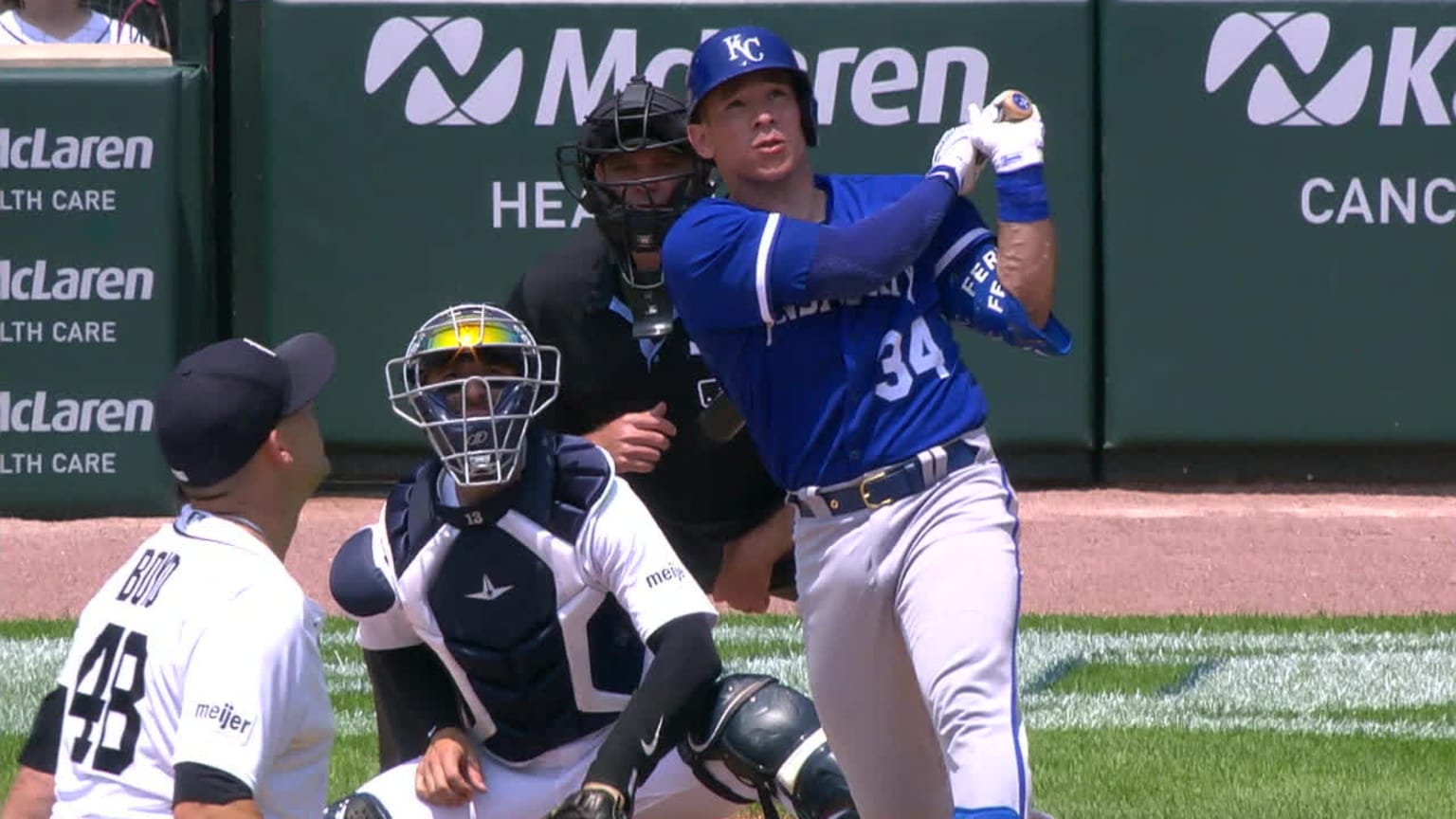 Freddy Fermin launches a two-run double off the wall | 06/21/2023 | Kansas City Royals