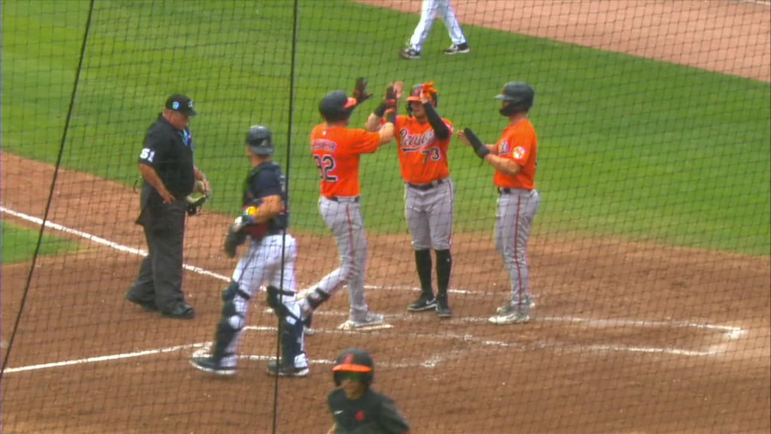 Josh Lester hits a three-run dinger to right | 03/13/2023 | Baltimore ...