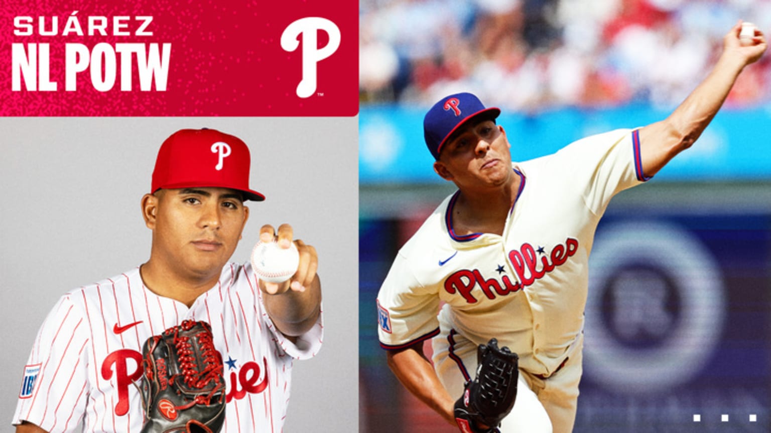 Ranger Suárez is named the NL Player of the Week | 08/25/2025 | MLB.com