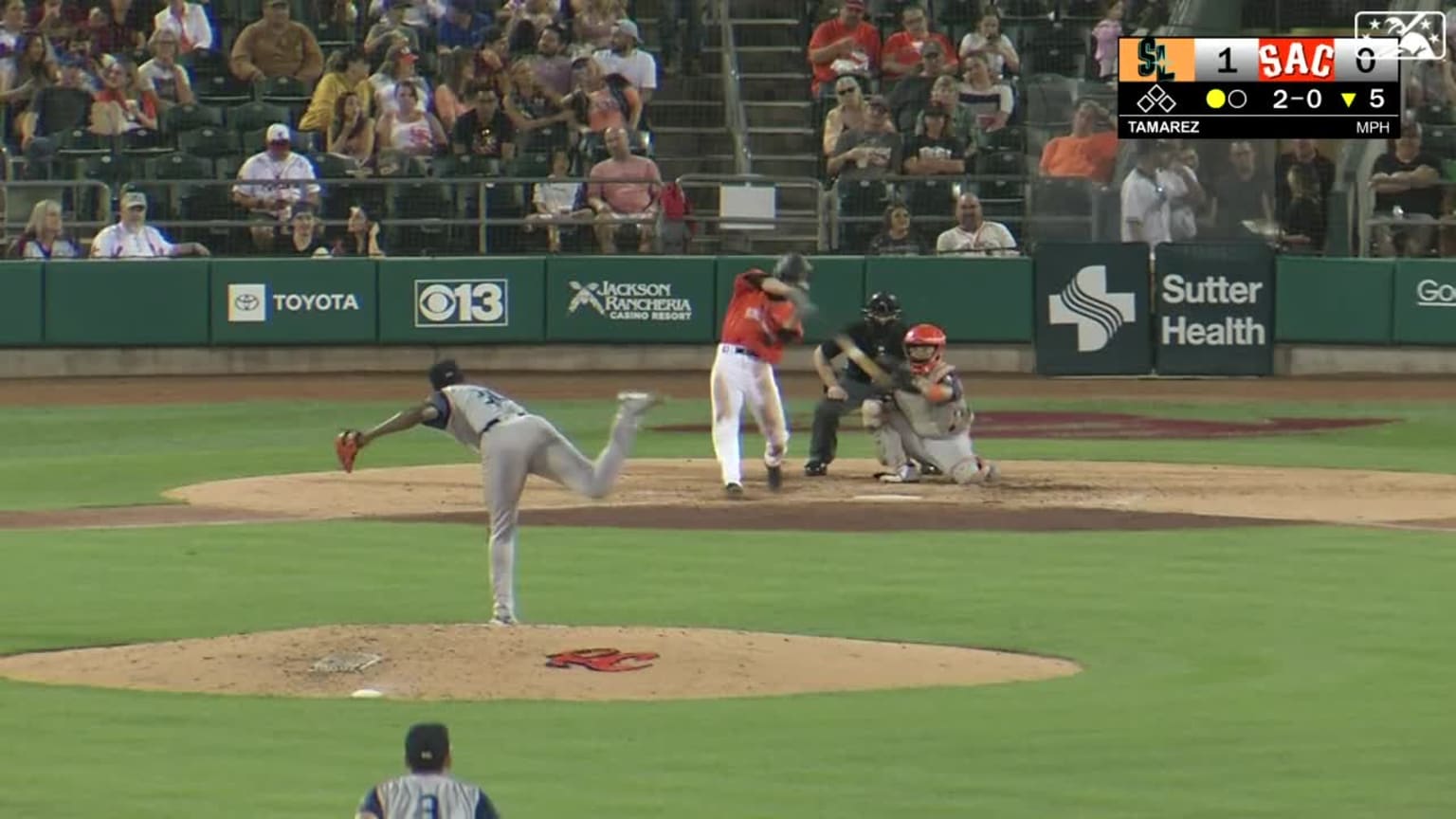 Wade Meckler belts a solo homer to right field | 09/16/2023 | San ...