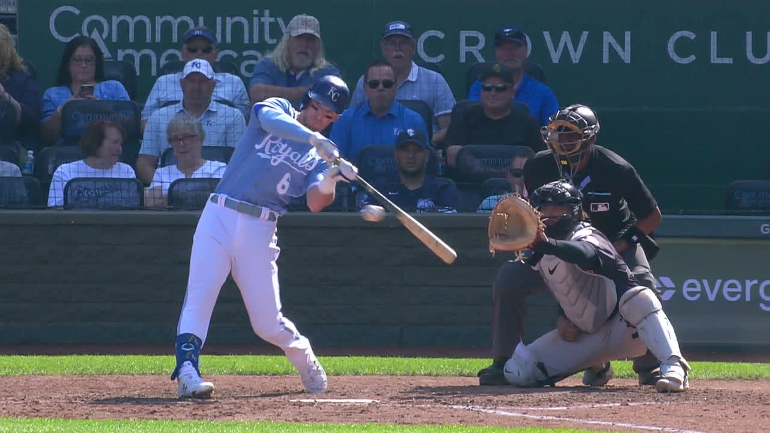 Drew Waters lines a go-ahead double to left field | 09/18/2023 | Kansas ...