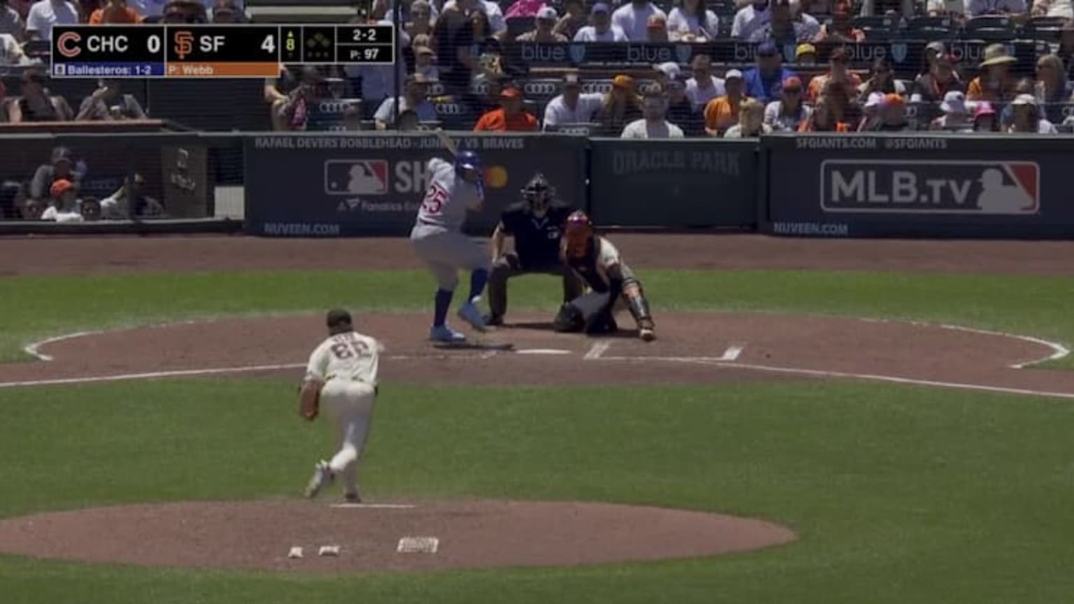 Logan Webb K's Moisés Ballesteros | 06/14/2026 | MLB.com
