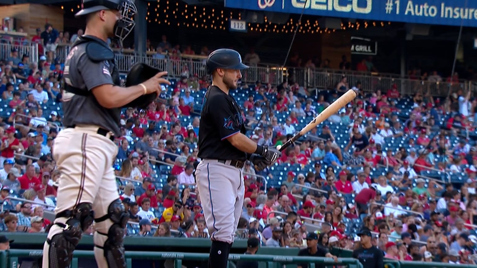 Garrett Hampson hits a sacrifice fly in the 7th | 09/02/2023 | Miami Marlins