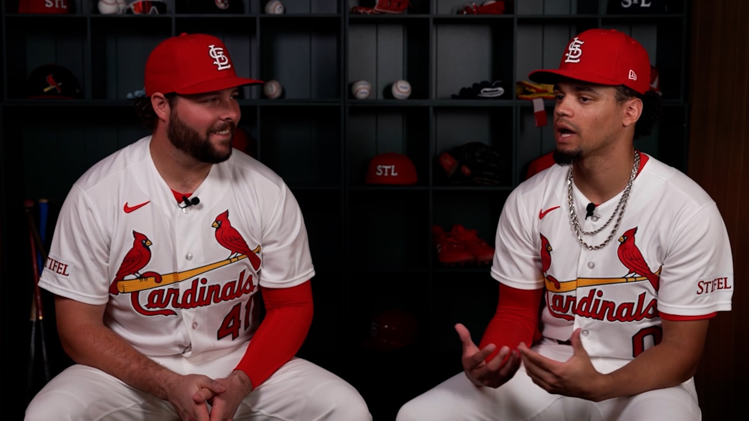 Alec Burleson & Masyn Winn discuss their new awards | 04/07/2026 | MLB.com