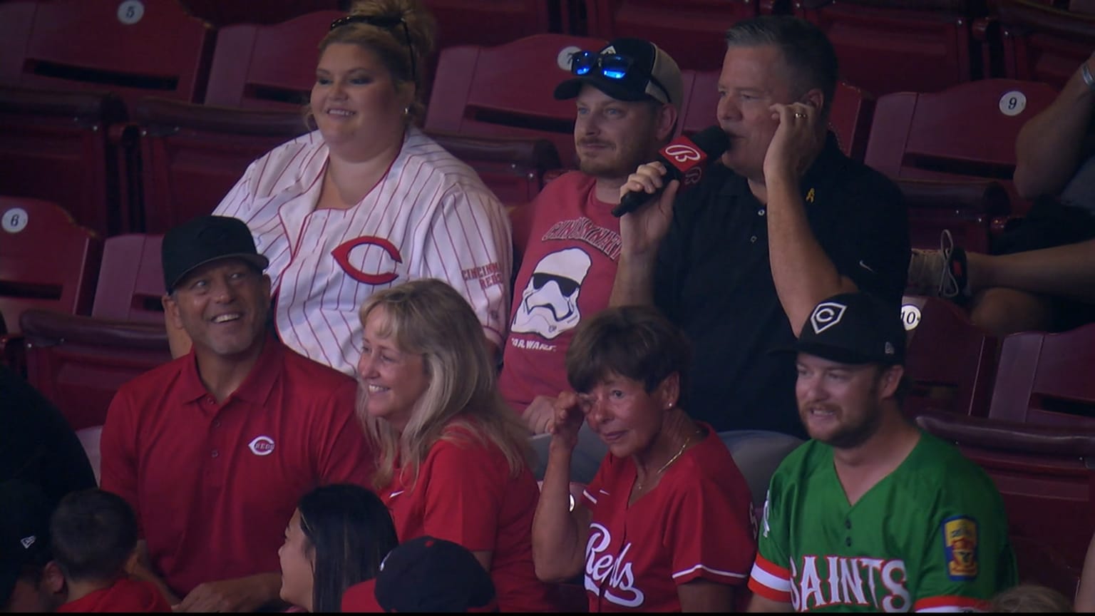 Spencer Steer's parents interviewed after home run | 09/02/2022 ...