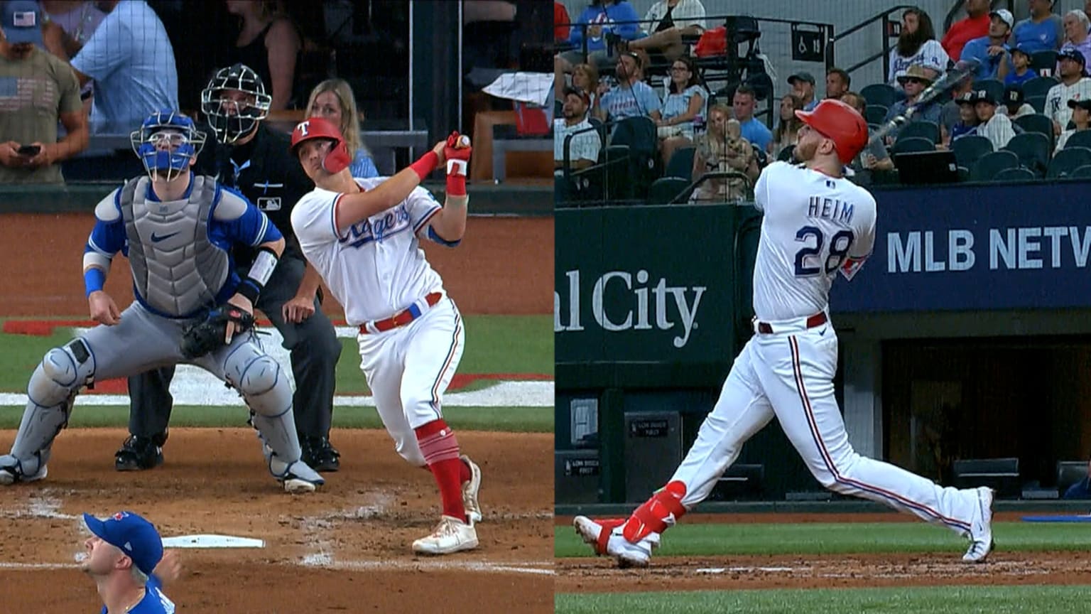 Josh Jung and Jonah Heim hit back-to-back homers | 06/17/2023 | Texas ...