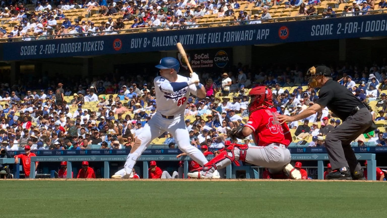 Dalton Rushing's three-run home run (8) | 06/07/2026 | Los Angeles Dodgers