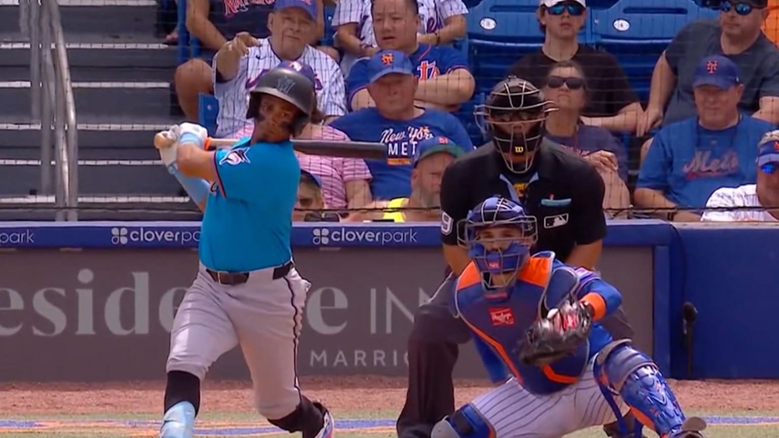 Starlyn Caba's 4th inning single | 03/23/2025 | Miami Marlins