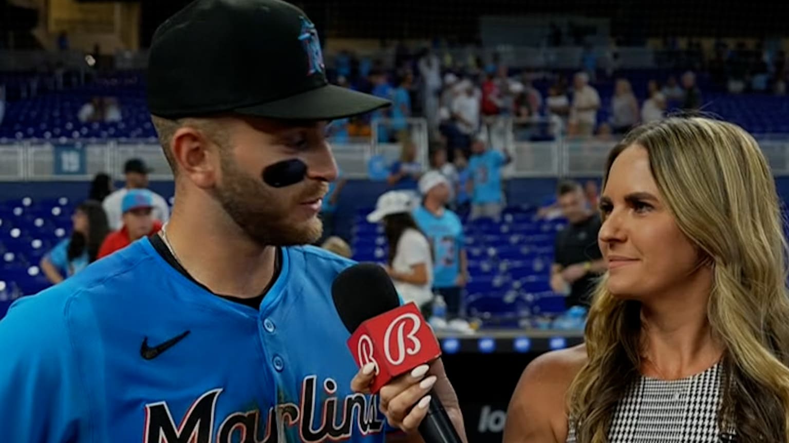 Connor Norby on his leadoff homer, Marlins' victory | 08/25/2024 ...