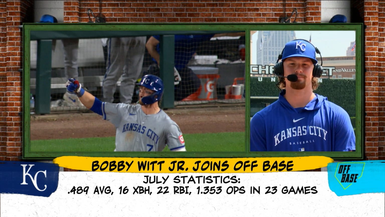 Bobby Witt Jr. on winning the Heart and Hustle Award | 08/01/2024 ...