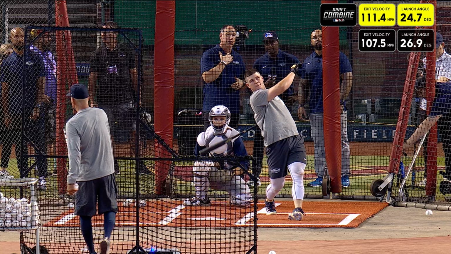 Alderman impresses during BP session at Combine | 06/20/2023 | MLB.com