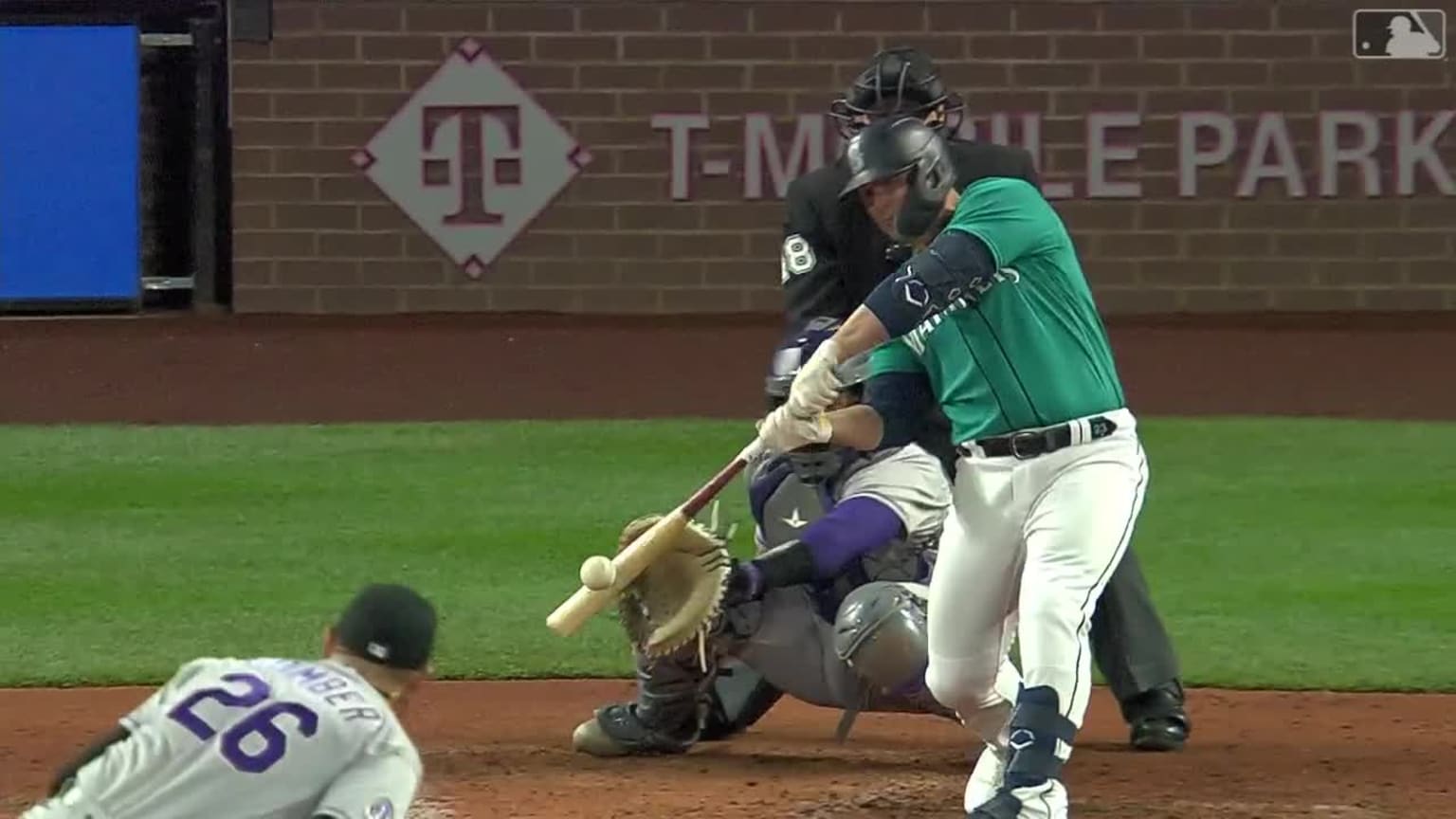 Ty France hits two-run double off the wall in center | 04/14/2023 ...