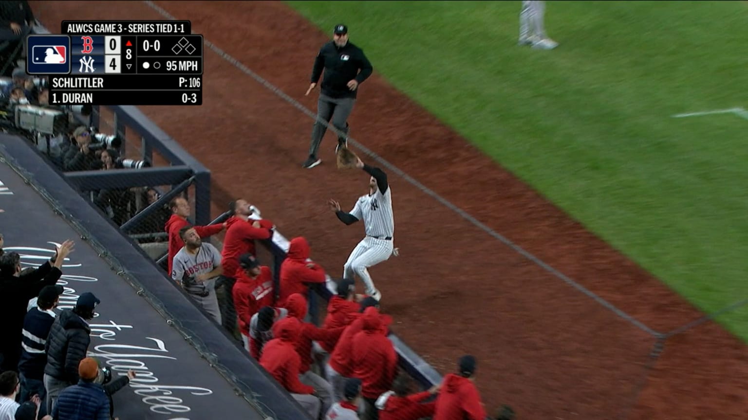 MLB India Call: Ryan McMahon's diving catch | 10/02/2025 | New York Yankees