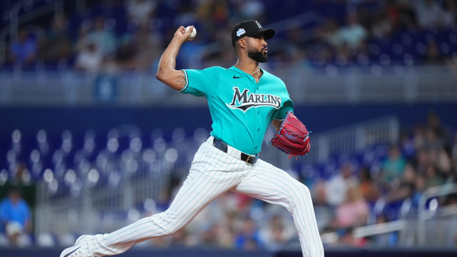 Sandy Alcantara strikes out Yandy Díaz | 06/07/2026 | Miami Marlins