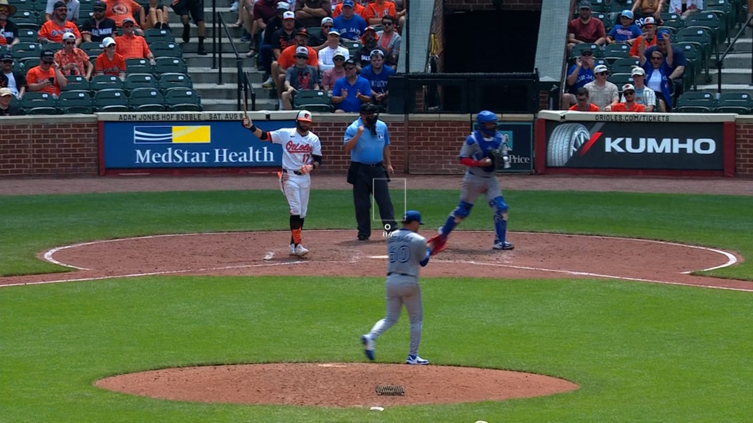 Lazaro Estrada strikes out Colton Cowser to end 6th | 07/29/2025 | Toronto Blue Jays