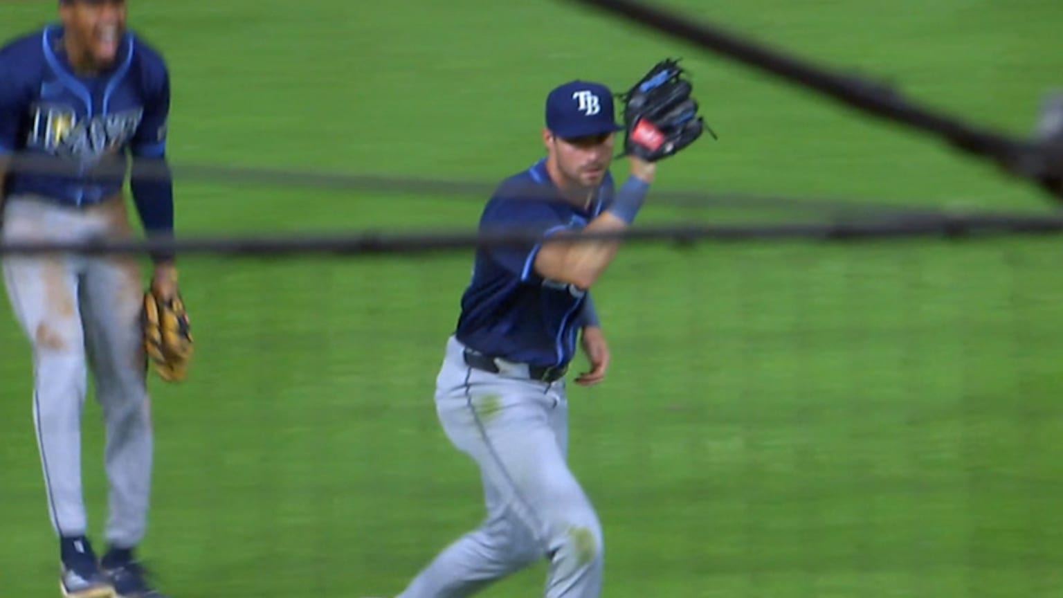 Kameron Misner ends the rally with sliding grab | 05/29/2025 | Tampa ...