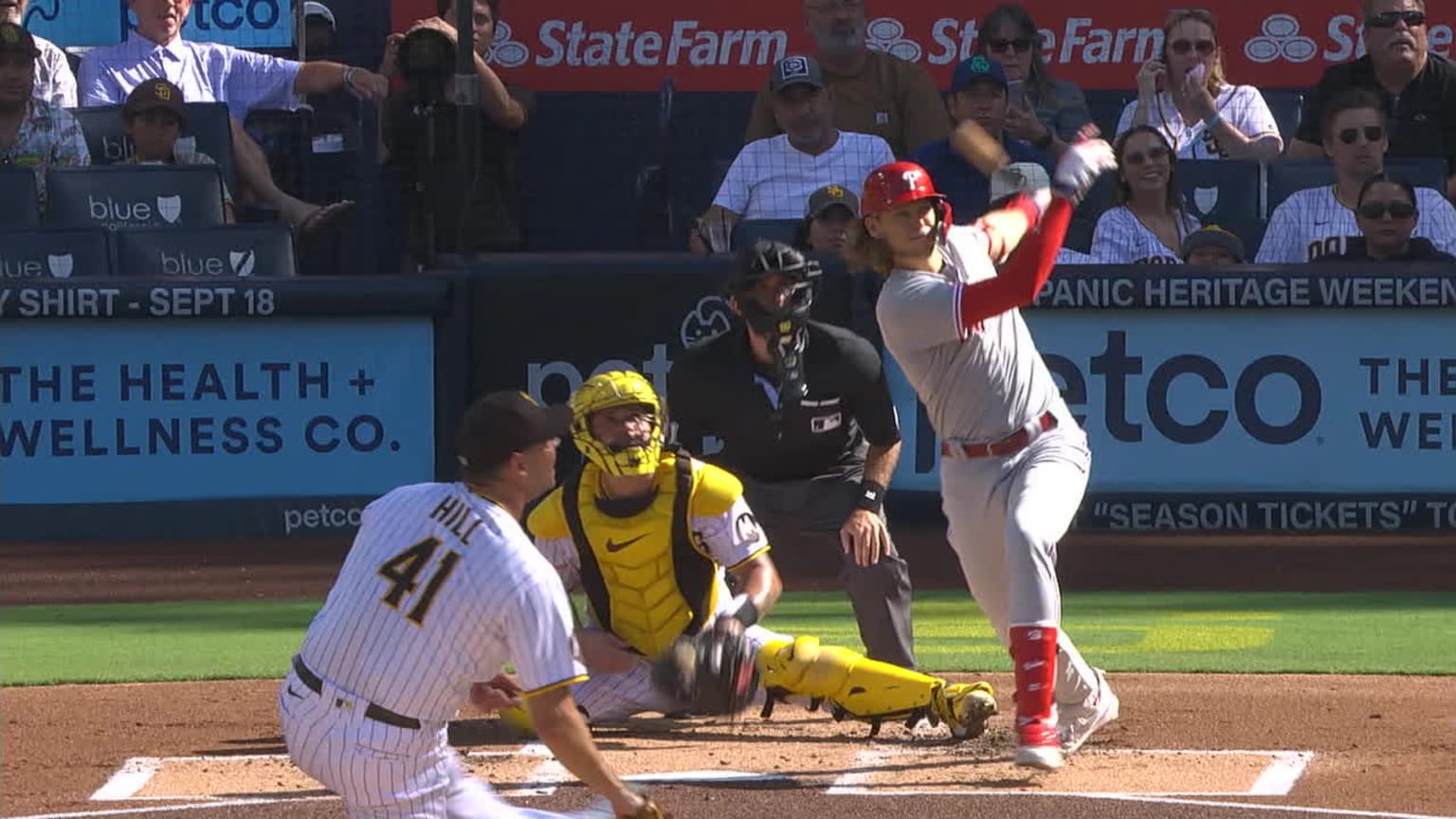 Alec Bohm gives the Phillies a 3-0 lead with a double | 09/04/2023 | Philadelphia Phillies