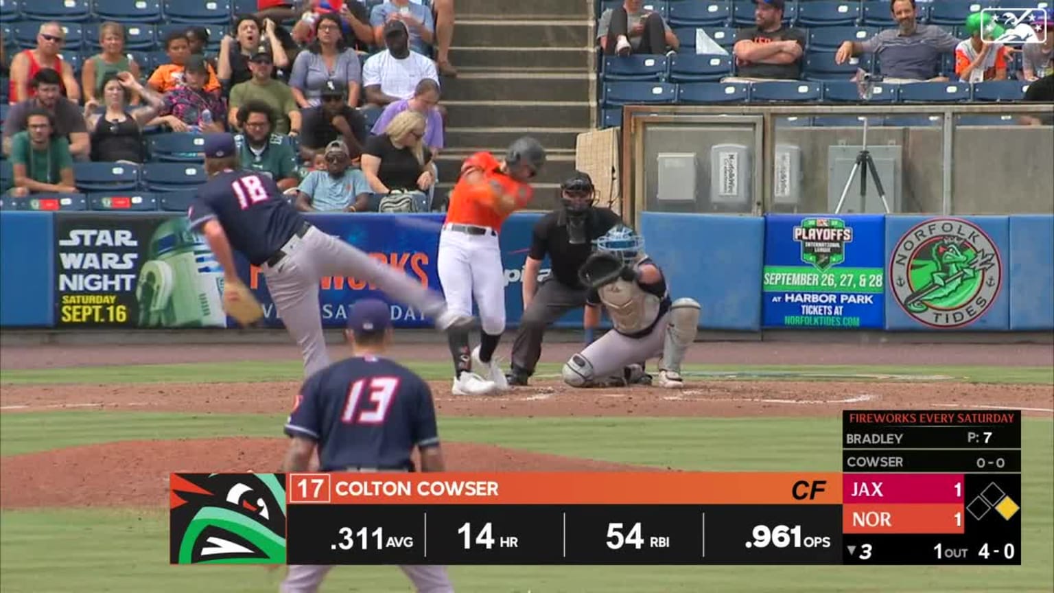 Colton Cowser hits an RBI Single in Triple-A | 09/10/2023 | MLB.com