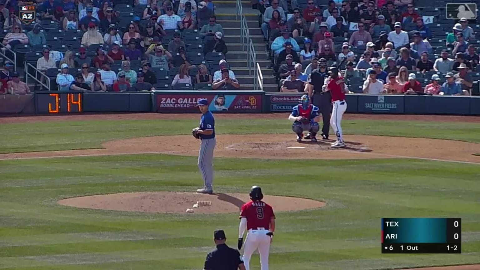 Lourdes Gurriel Jr. lines a RBI single to center | 03/08/2023 | Arizona ...