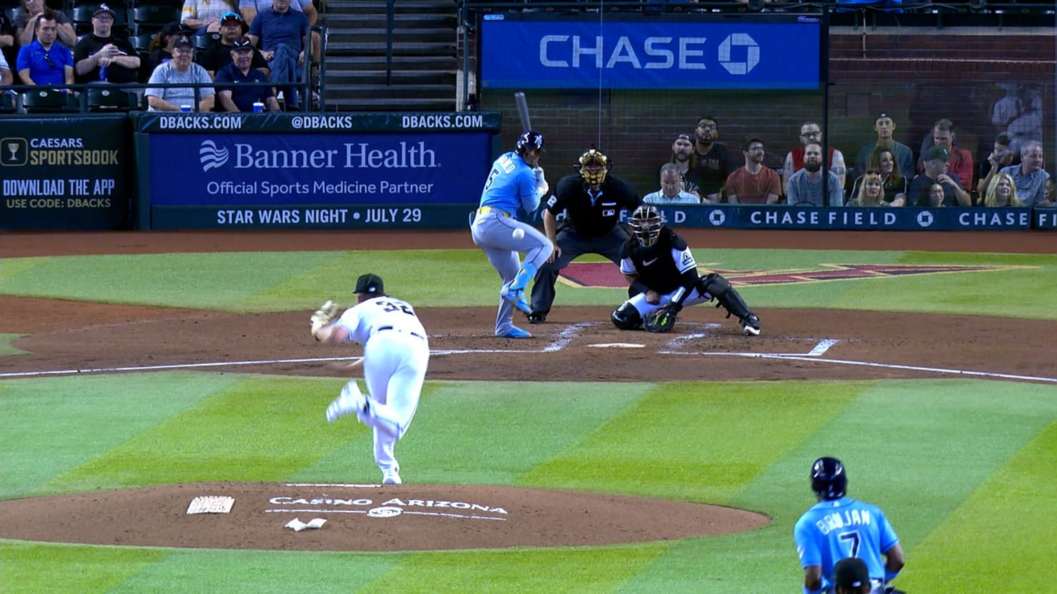 Wander Franco drives a two-run triple to right | 06/29/2023 | Tampa Bay ...
