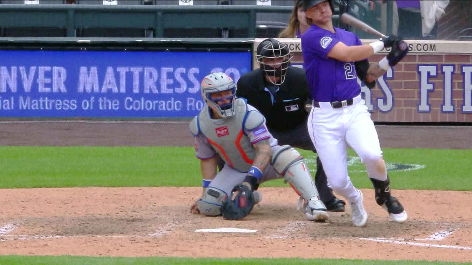Jordan Beck's second RBI double | 06/08/2025 | Colorado Rockies