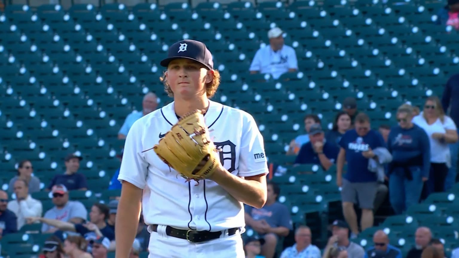 Reese Olson strikes out 10 across 4 1/3 innings | 08/28/2023 | Detroit ...
