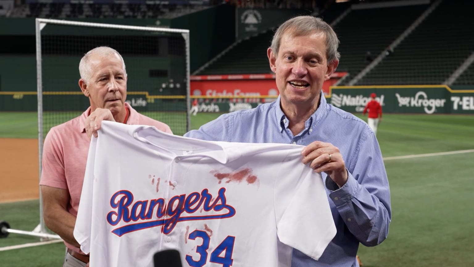Rangers Nolan Ryan bloody lip jersey giveaway night | 05/30/2026 ...