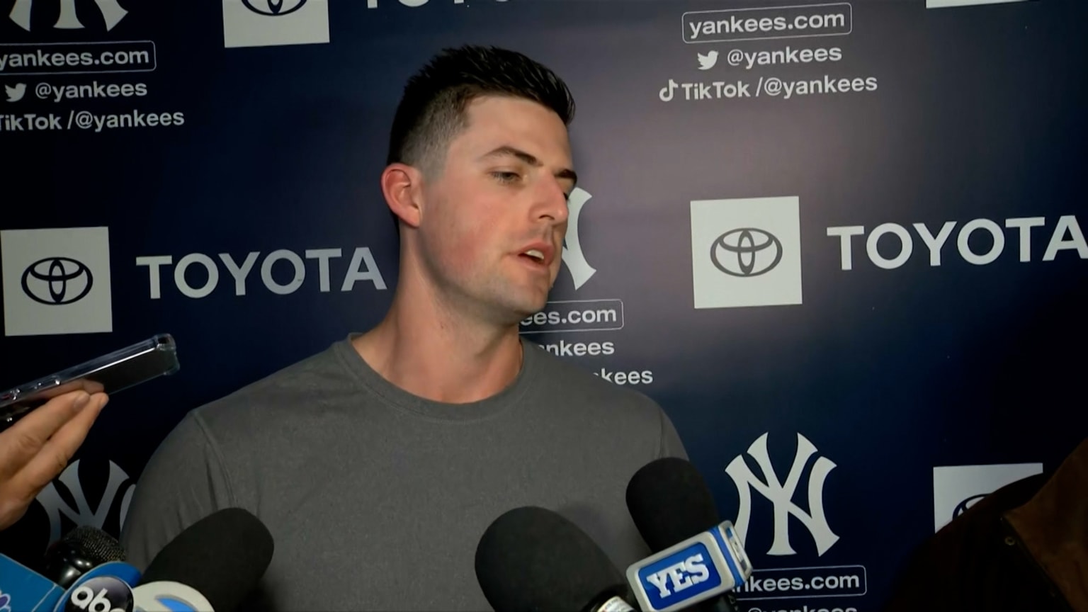 Clay Holmes provides update on injury | 10/01/2022 | New York Yankees