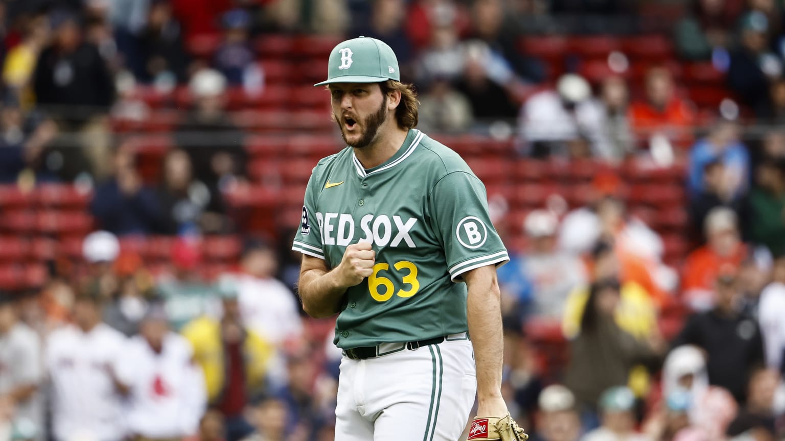 Justin Slaten induces inning-ending double play | 05/24/2025 | Boston ...