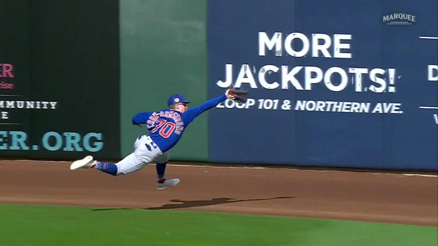 Pete Crow-Armstrong makes a diving catch | 03/07/2023 | Chicago Cubs