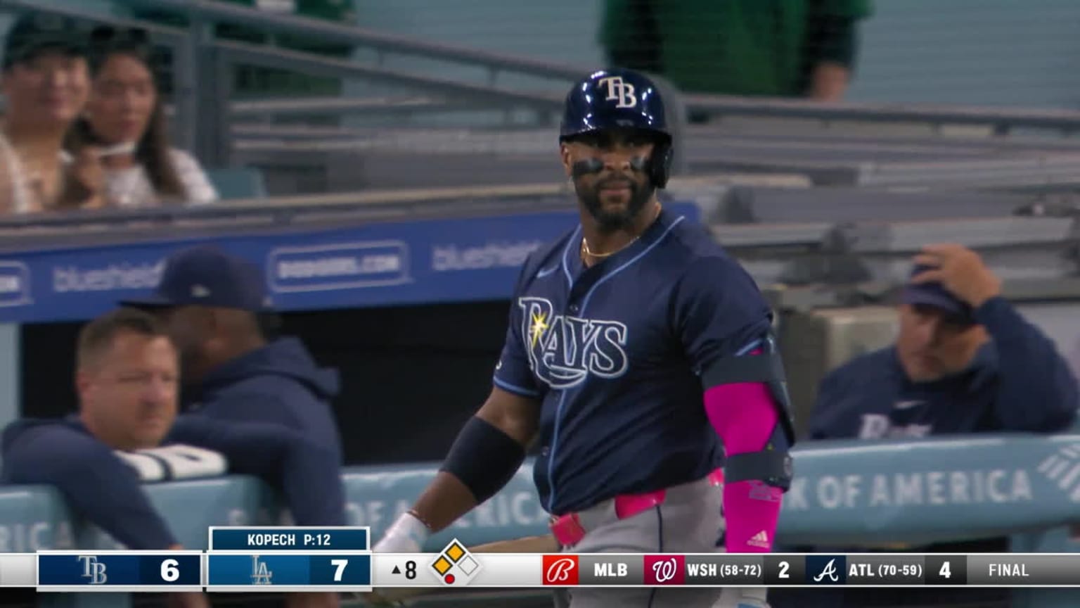 Yandy Díaz's sacrifice fly | 08/24/2024 | Tampa Bay Rays