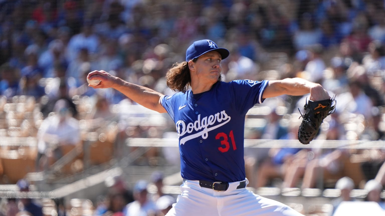 Tyler Glasnow strikes out two in spring start | 03/02/2025 | Los ...