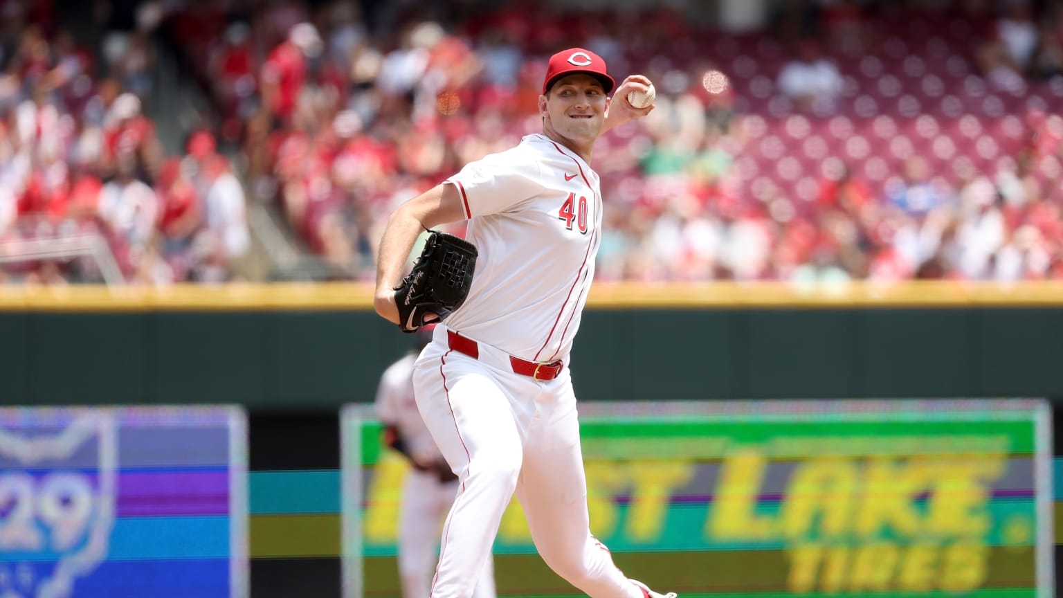 Nick Lodolo strikes out Bryan De La Cruz | 07/14/2024 | Cincinnati Reds