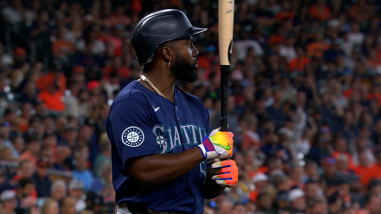 Víctor Robles anota por un error en el 7mo | 25/09/2024 | Los Mariners ...