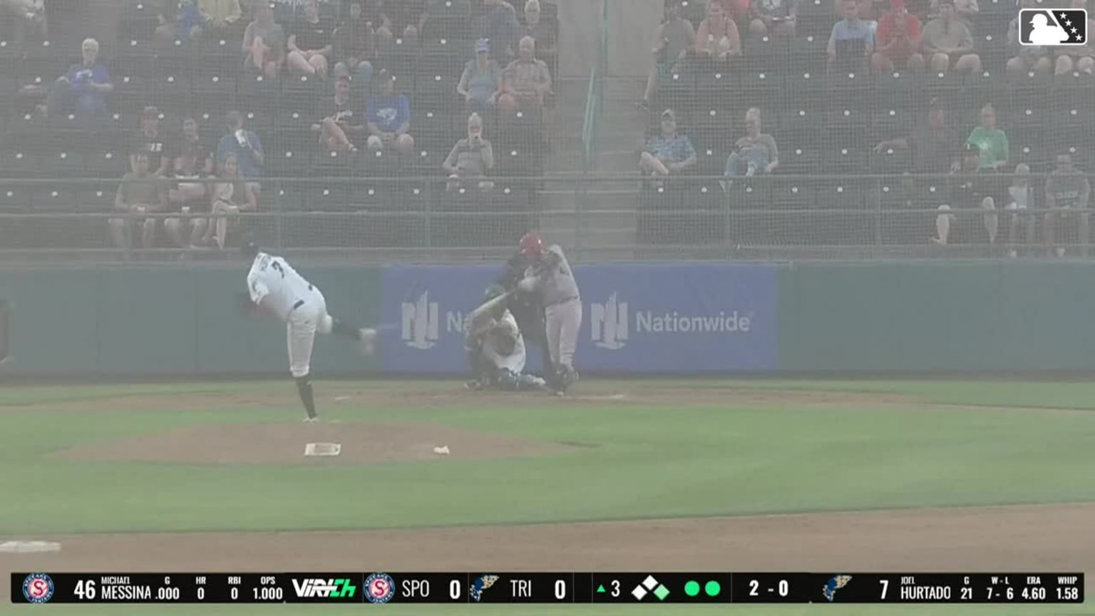 Cole Messina's first professional hit | 08/10/2024 | MLB.com