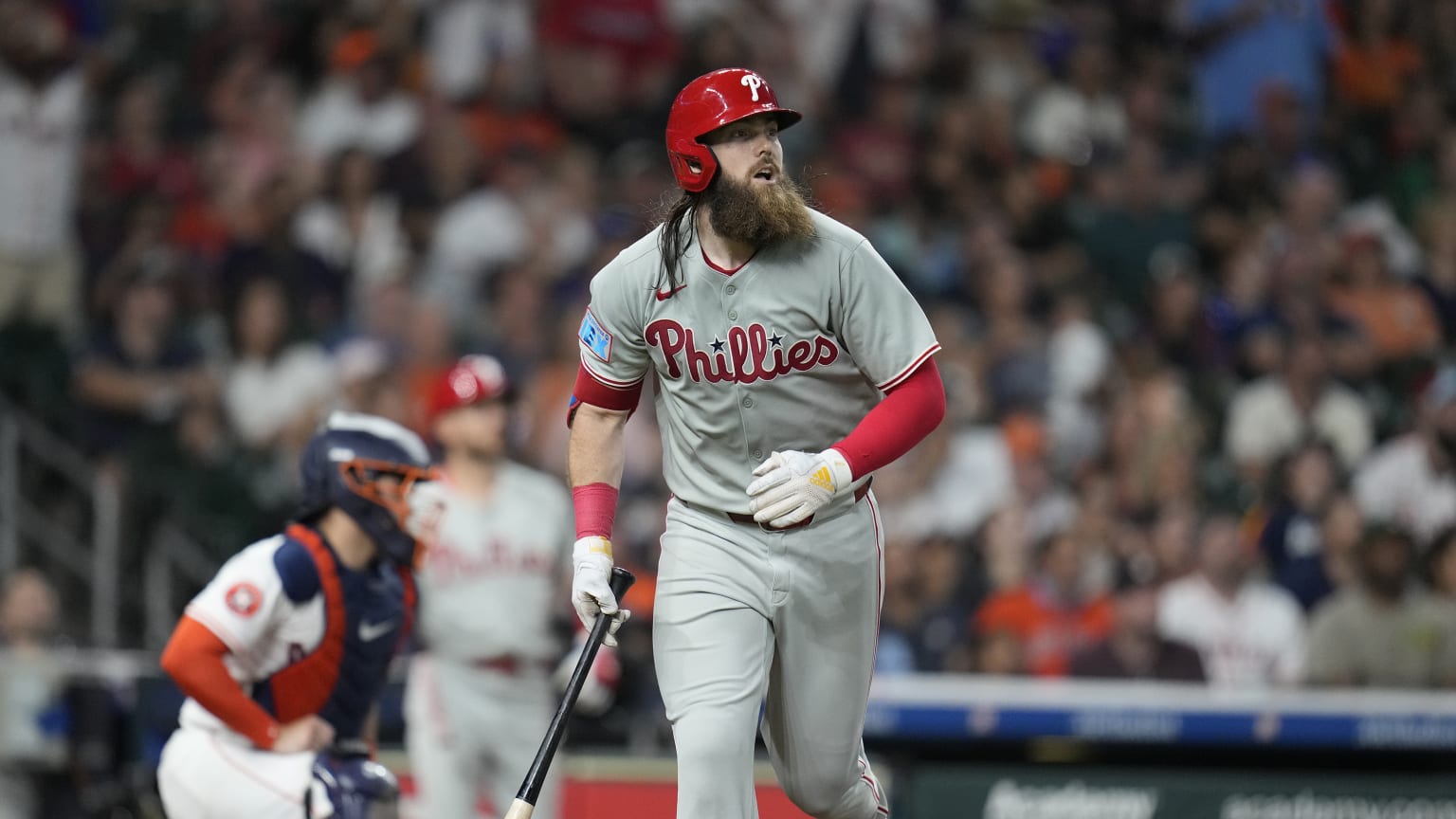Brandon Marsh's game-tying sacrifice fly | 06/26/2025 | Philadelphia ...