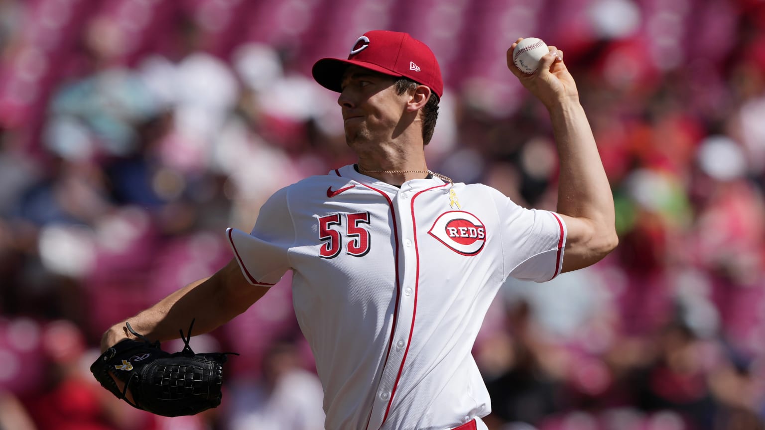 Brandon Williamson's 100th career strikeout | 09/01/2024 | Cincinnati Reds