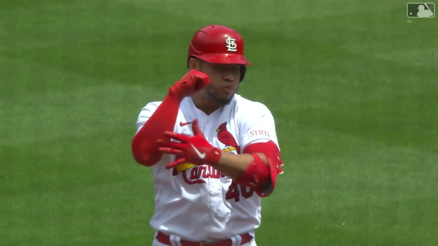 Willson Contreras' line drive to right field | 05/04/2023 | St. Louis ...