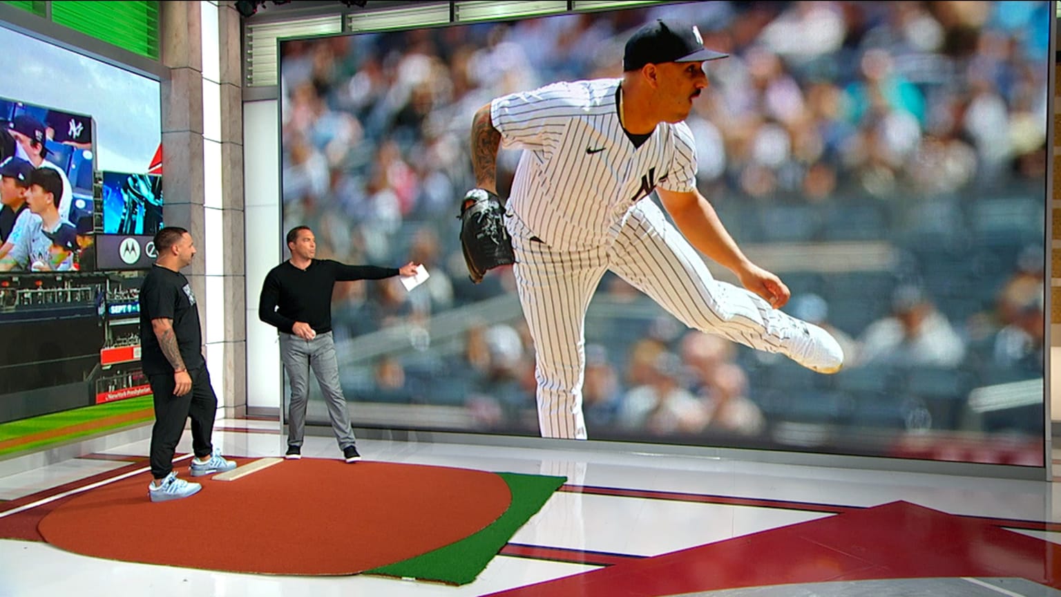 Nestor Cortes breaks down his pitching in the skybox | 09/23/2022 | New ...