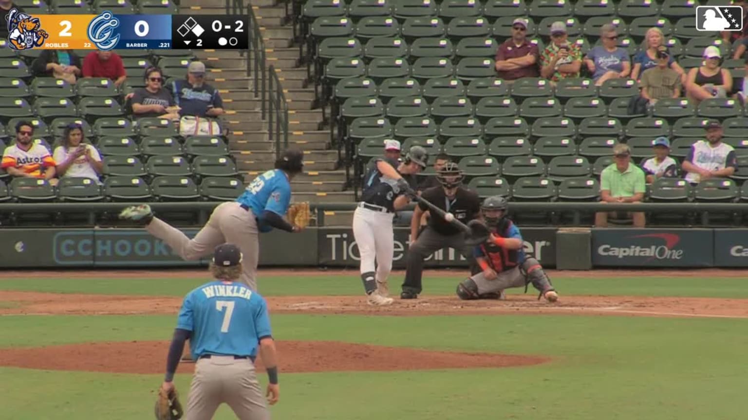 Colin Barber's two-run home run | 09/15/2024 | Houston Astros
