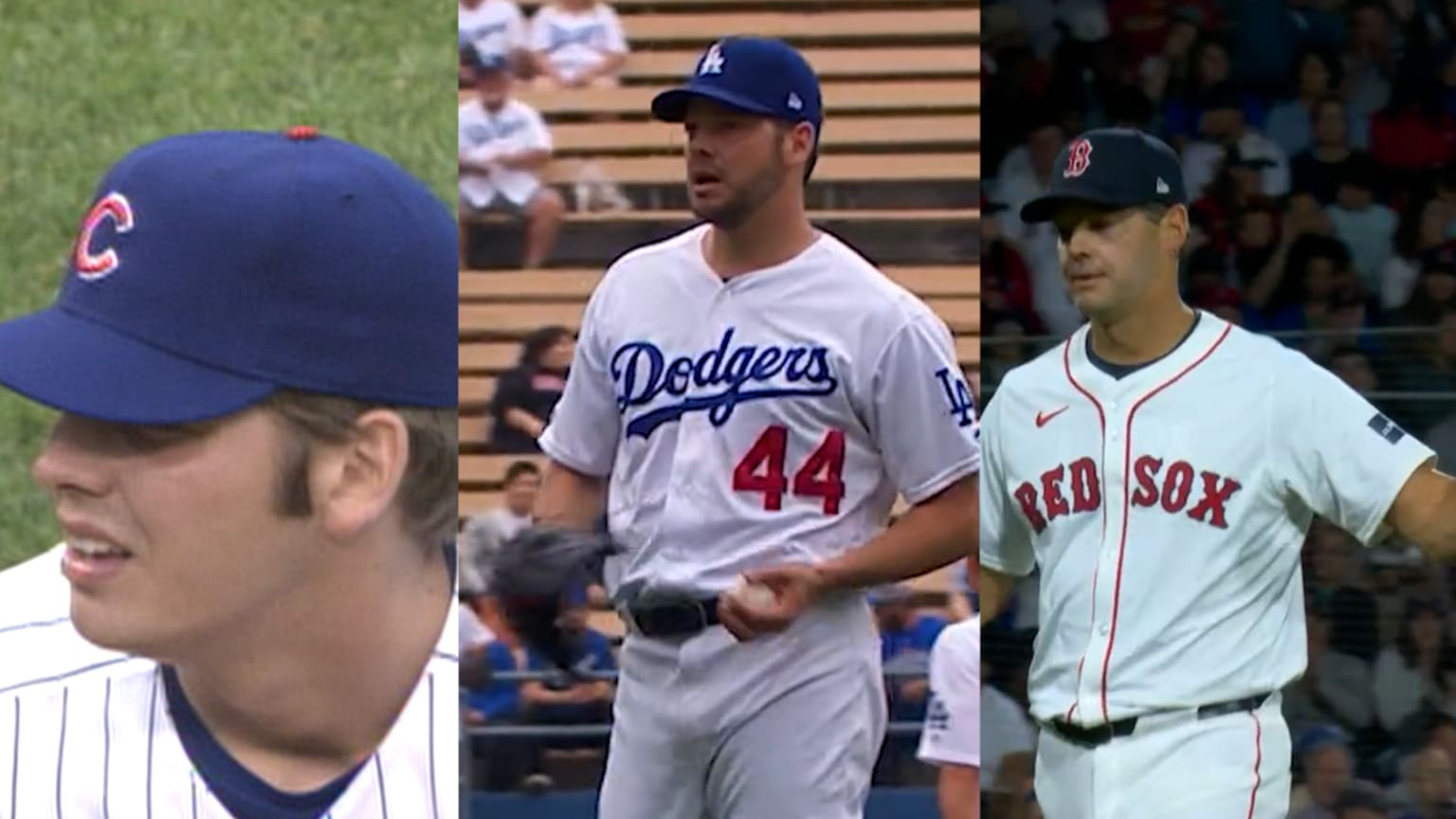 Rich Hill pitching in every season from 2005 to 2024 | 08/31/2024 ...