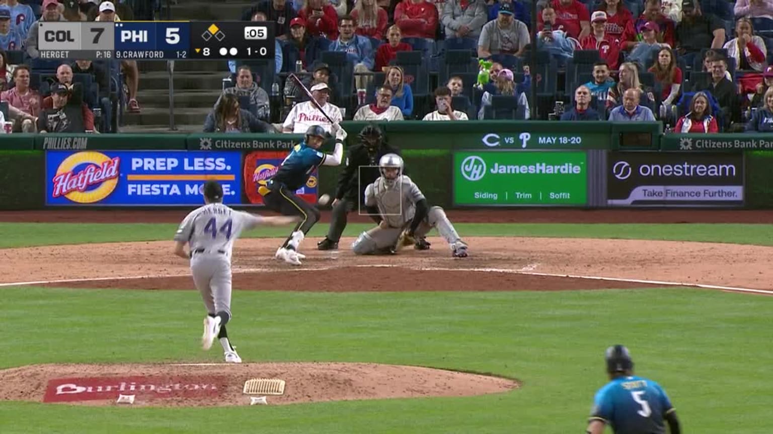 Justin Crawford's first-career homer ties game! | 05/08/2026 ...