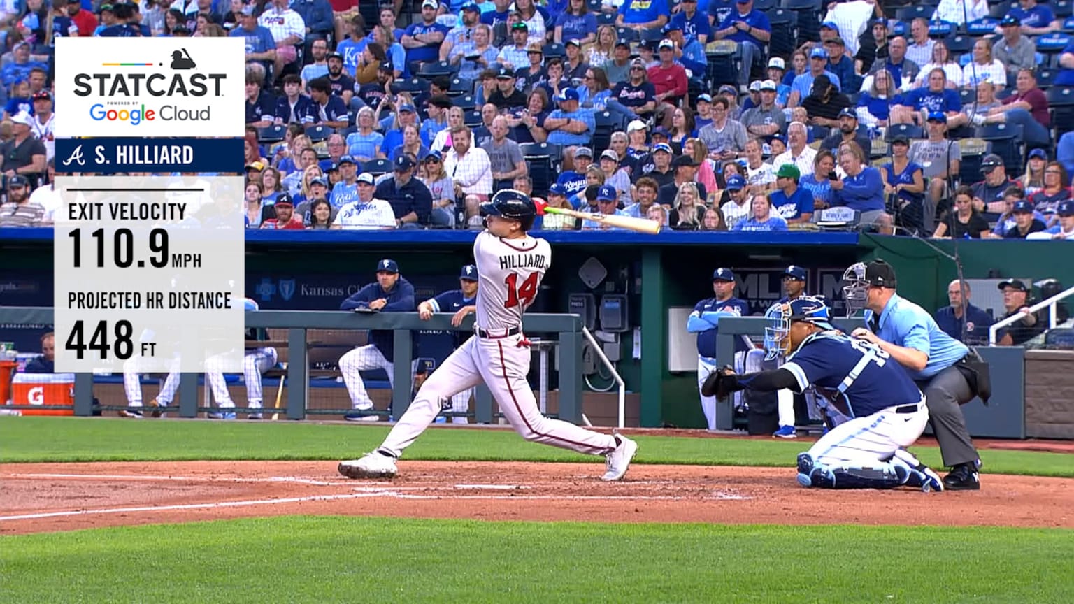 Sam Hilliard crushes a 448-foot home run to right | 04/14/2023 | MLB.com