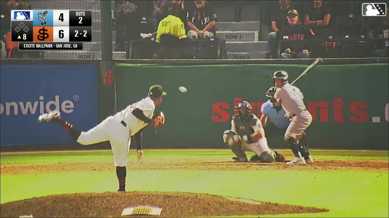 Giants prospect Cesar Perdomo's fifth strikeout | 06/14/2024 | San Francisco Giants