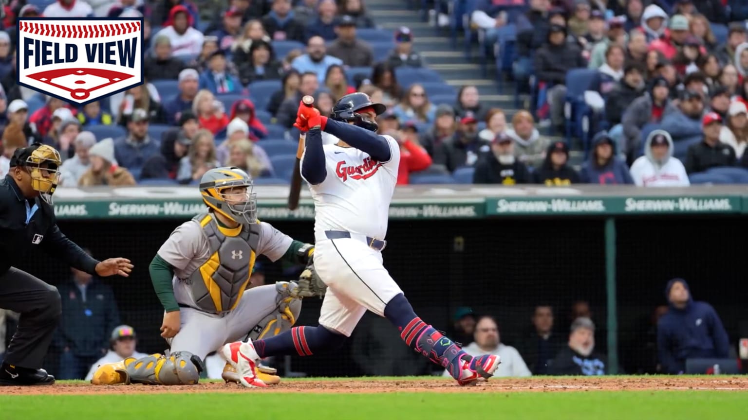 Field View: Josh Naylor's two-run home run | 04/20/2024 | Cleveland ...