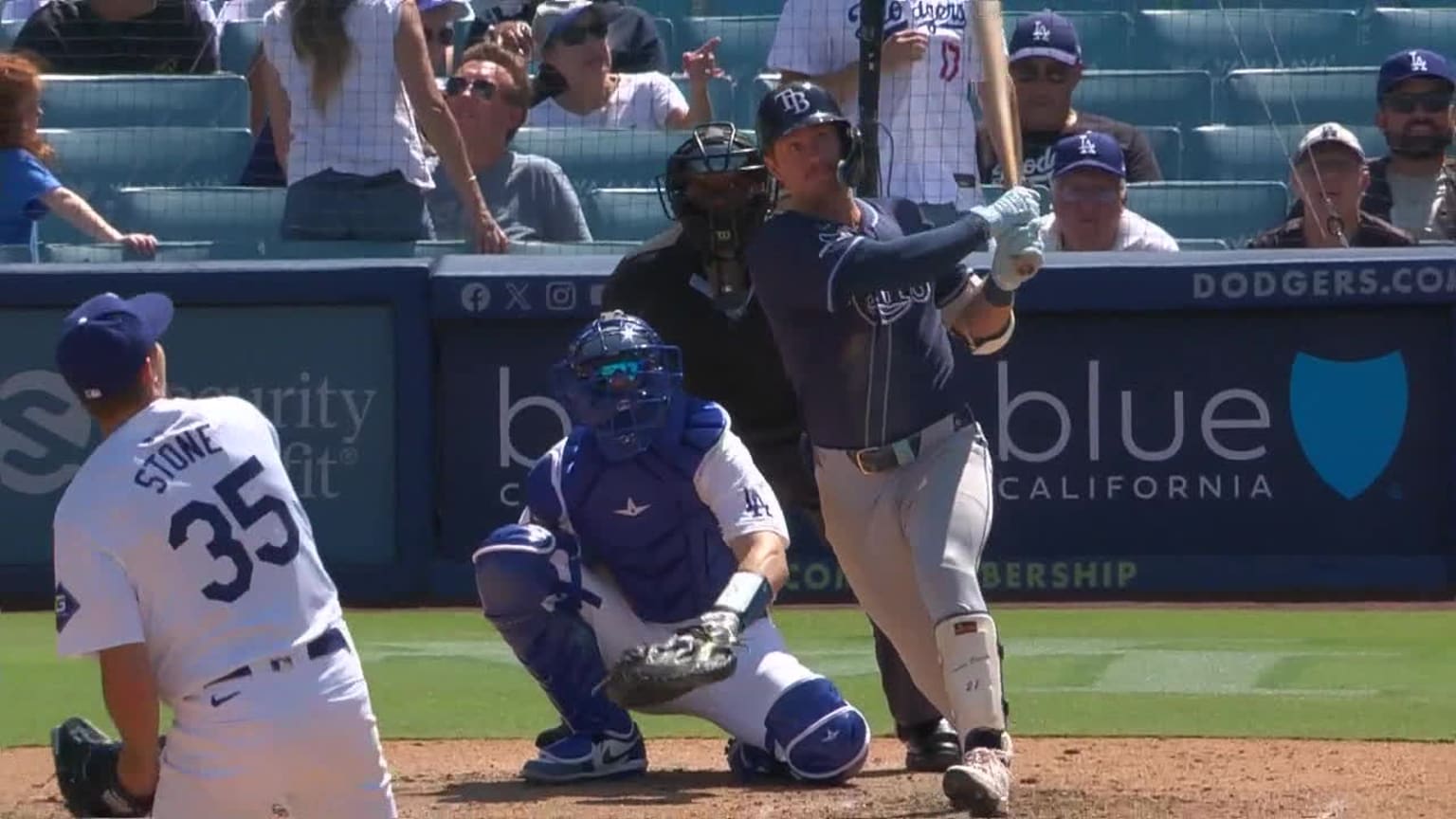 Jonny DeLuca conecta cuadrangular solitario | 25/08/2024 | Los Rays de ...