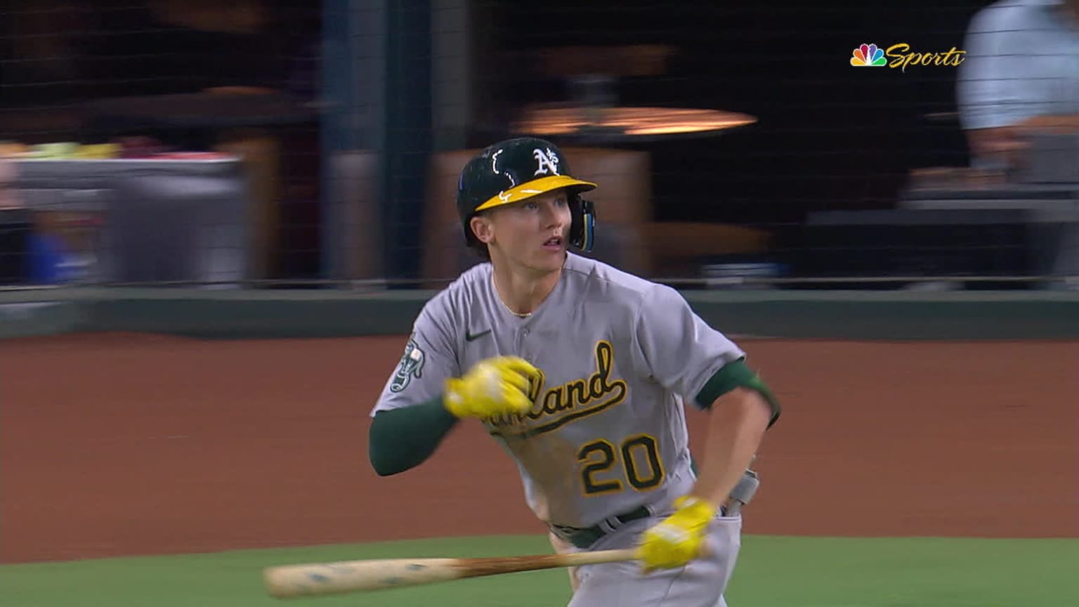 Zack Gelof belts a two-run home run to left field | 09/09/2023 | Athletics